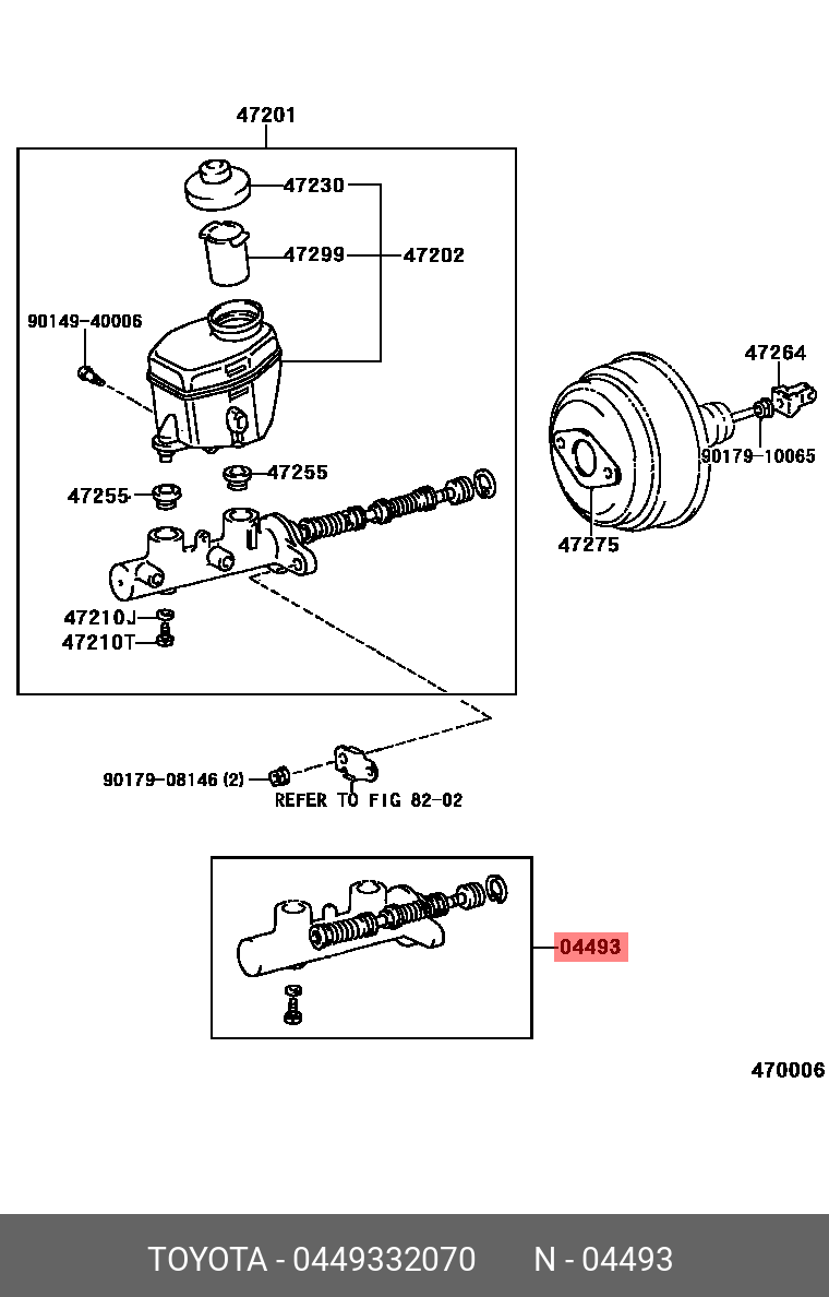 TOYOTA 04493-32070 04493-32070,04493-32110,04493-33020,04493-33060 ...