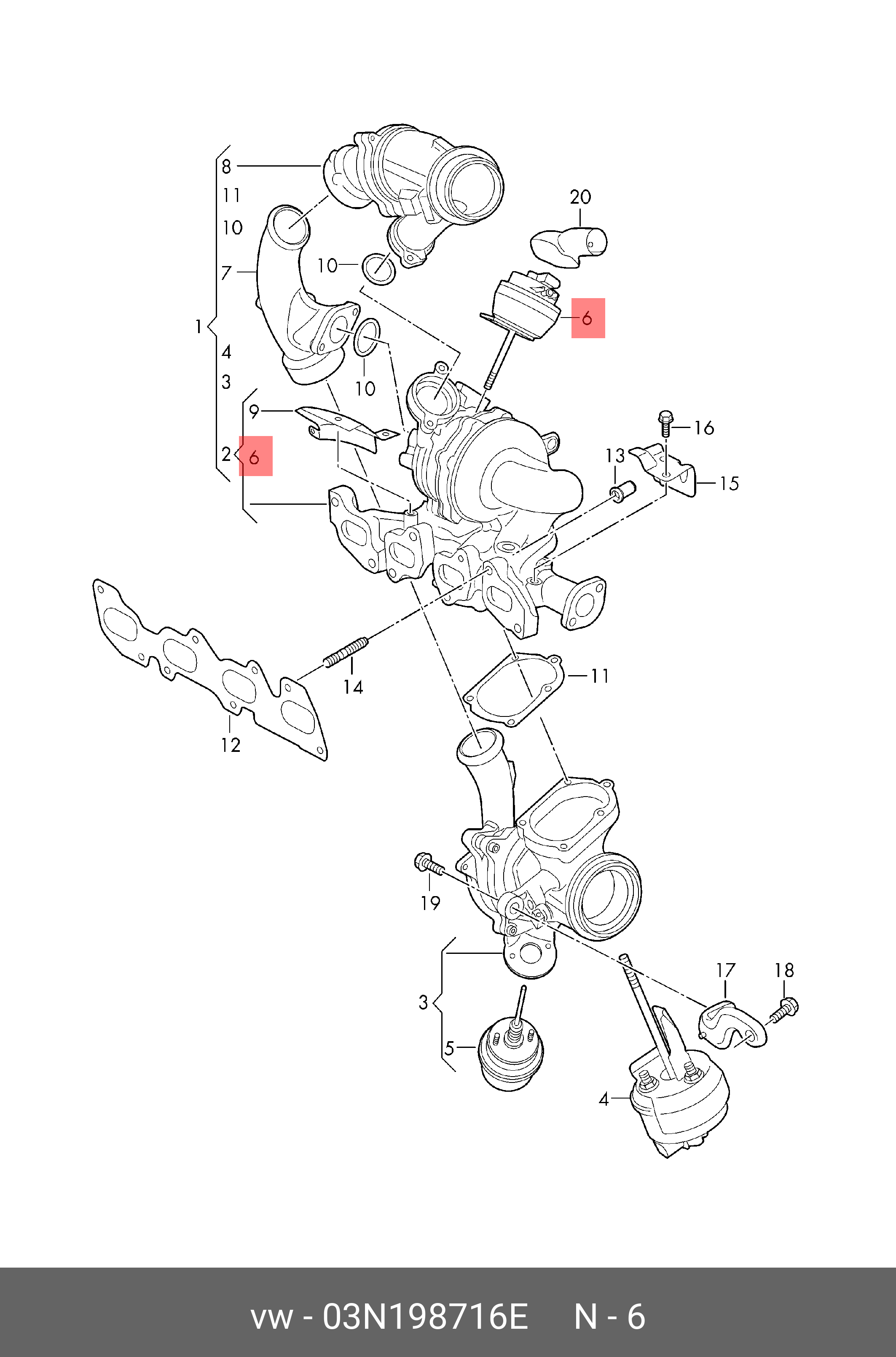 VOLKSWAGEN 03N198716E 03N198716E