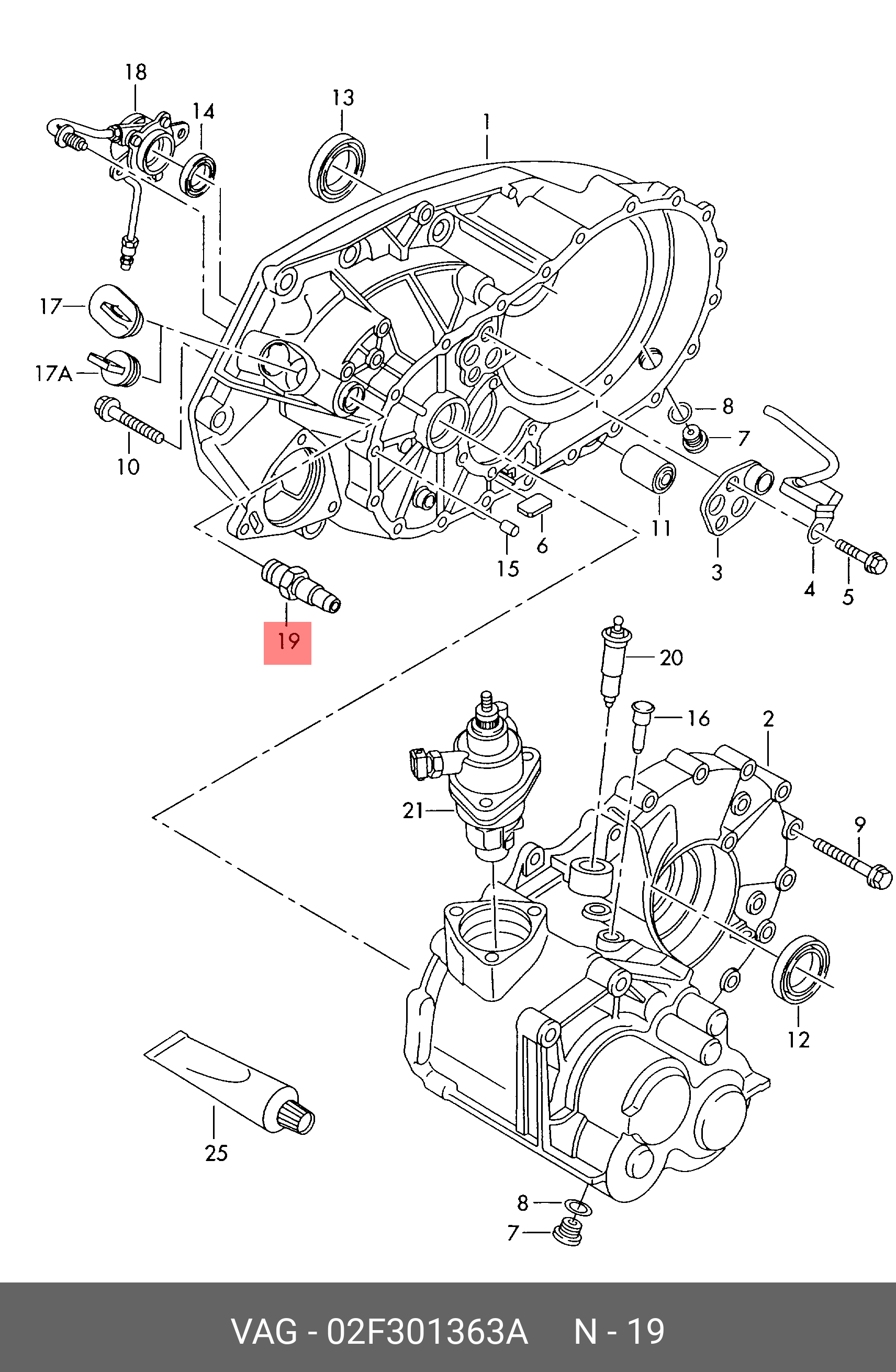 VAG 02F301363A 02F301363A