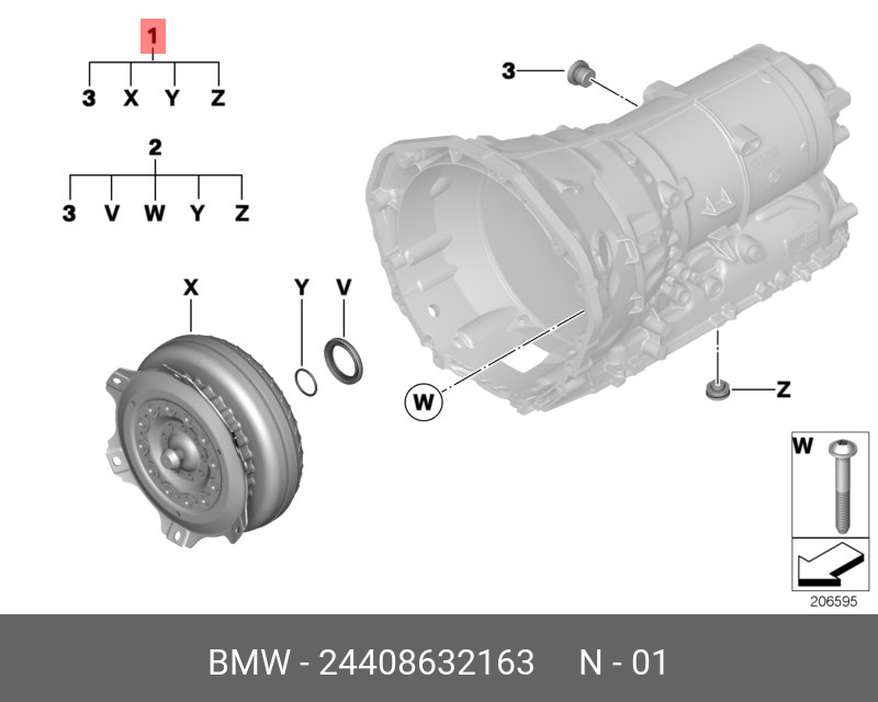 BMW 24408632163 24408632163