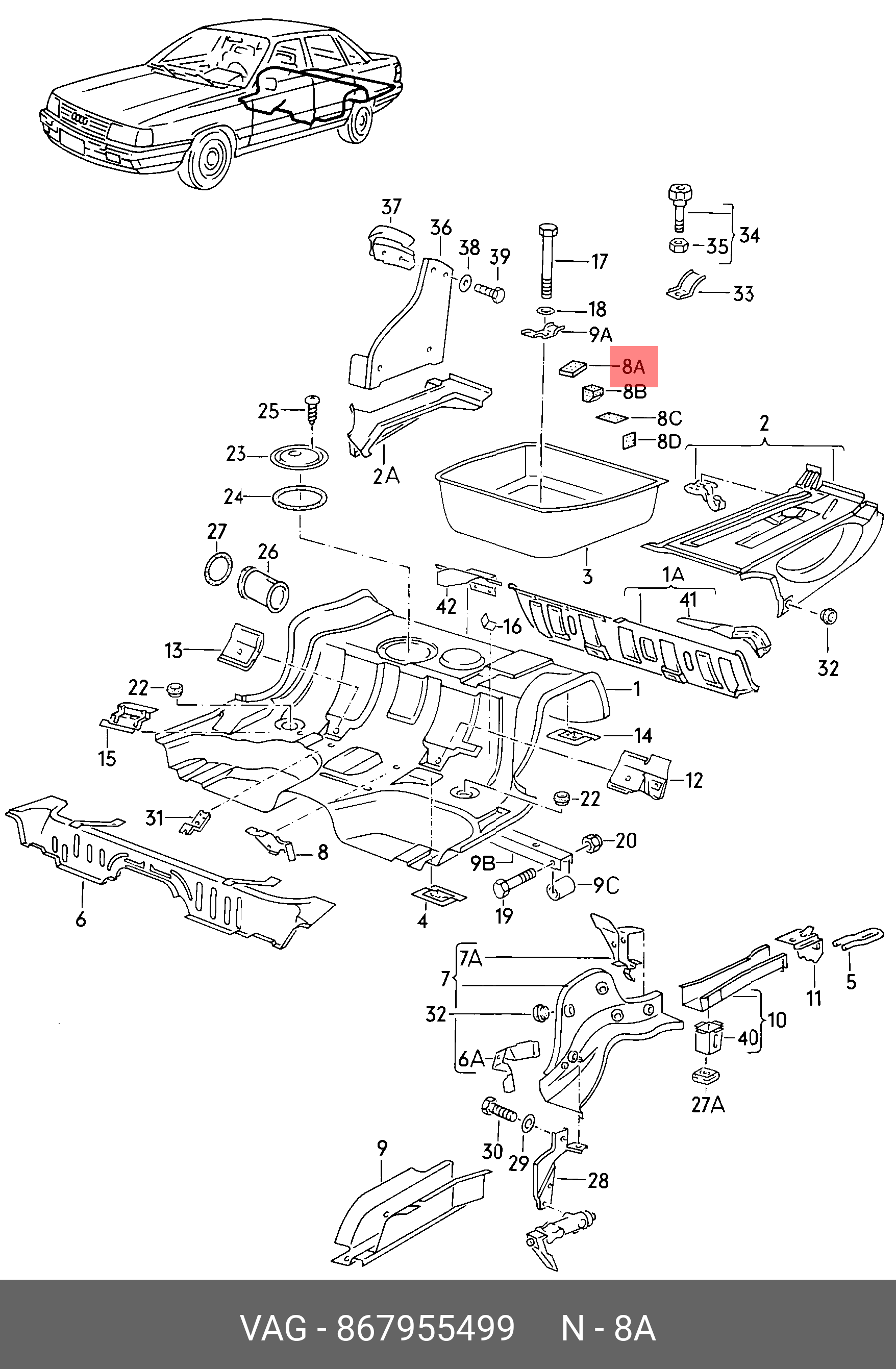 VOLKSWAGEN 867955499 867955499