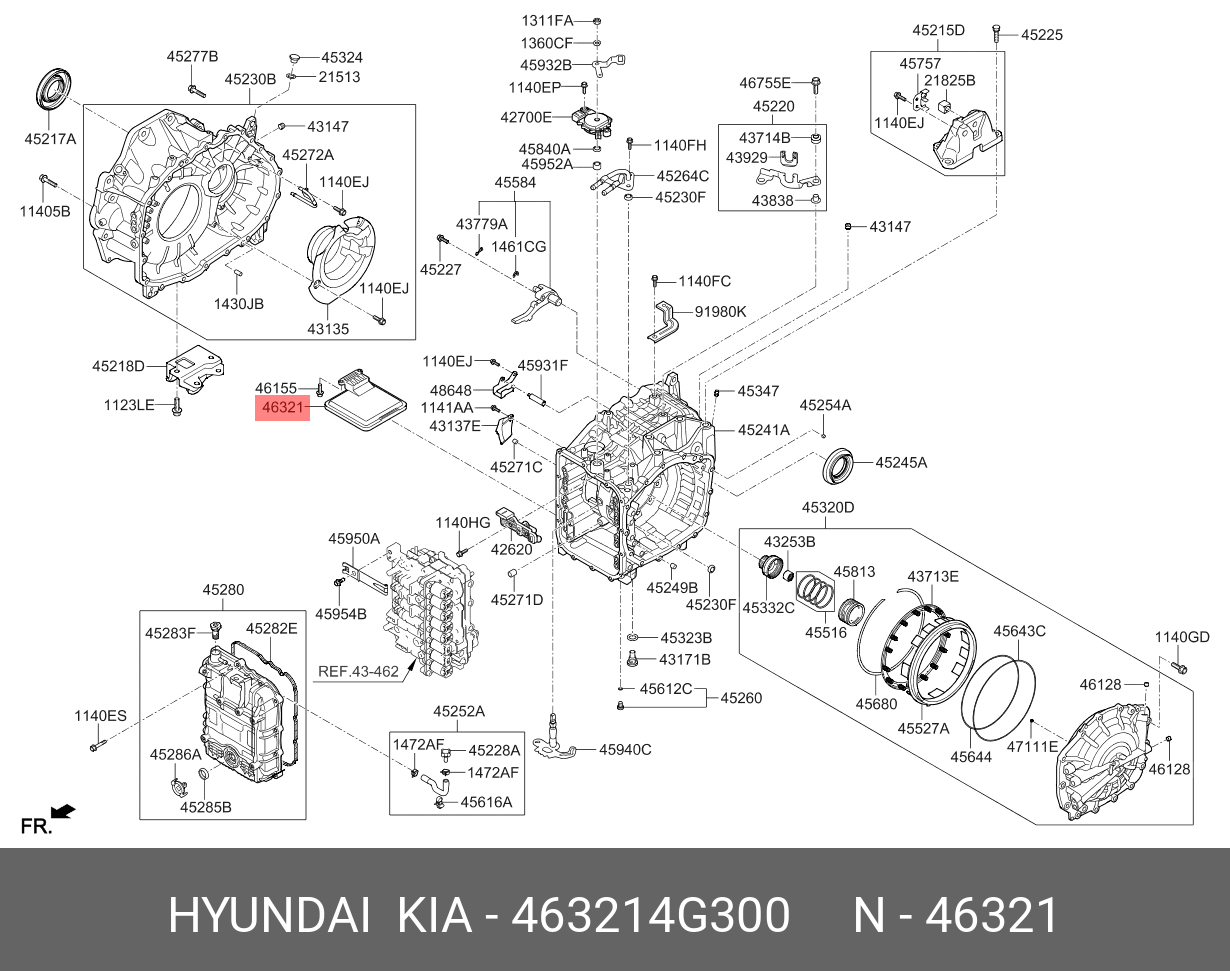 HYUNDAI 46321-4G300 46321-4G300