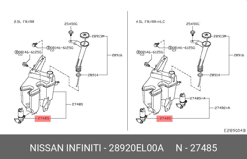 Nissan-Infiniti 28920EL00A