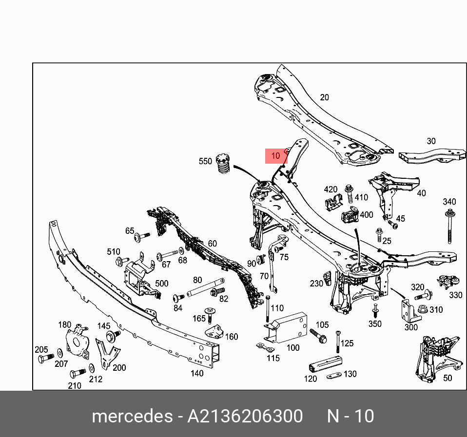 MERCEDES-BENZ A2136206300 A2136206300