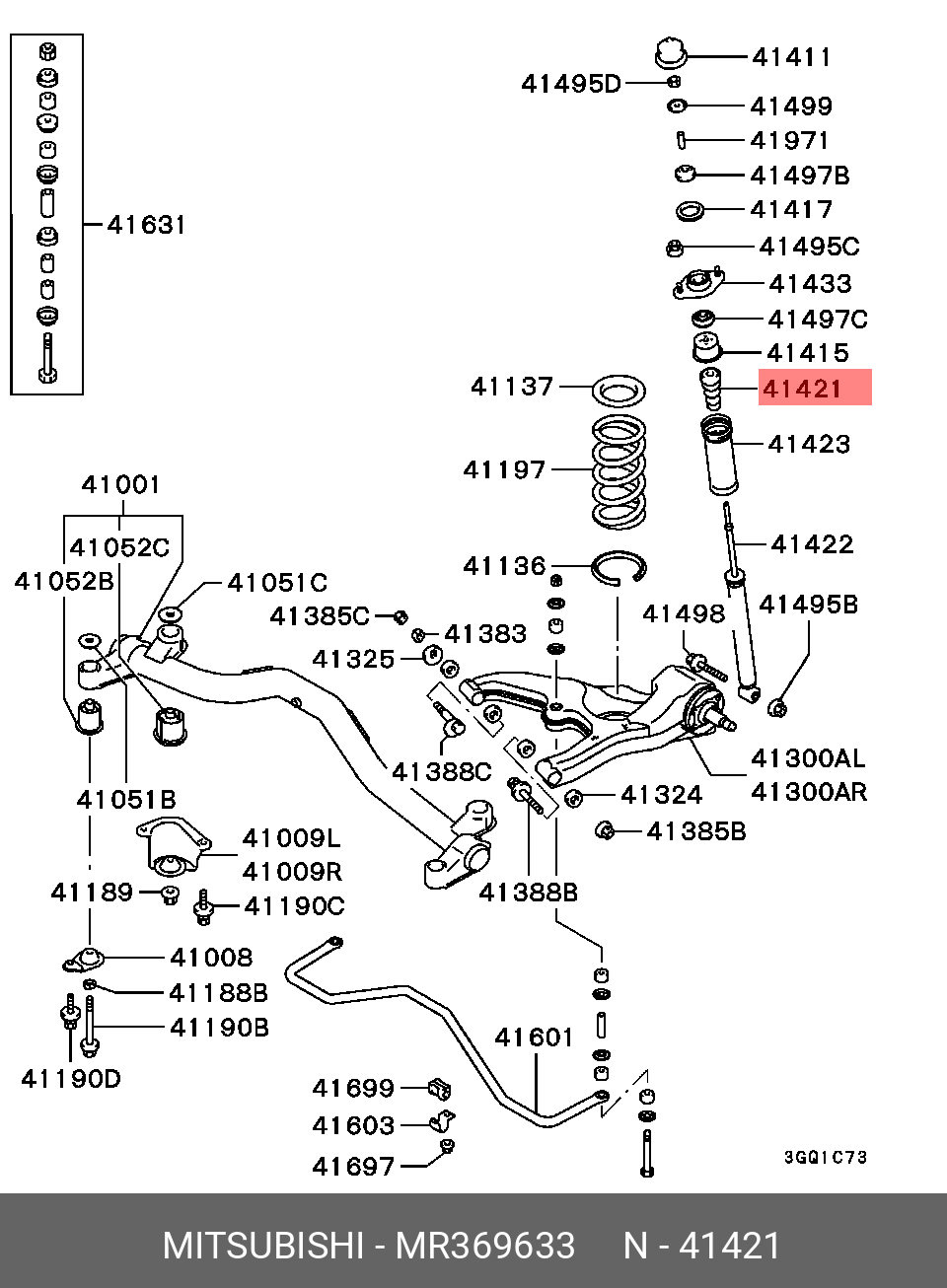 MITSUBISHI MR369633 4060A047