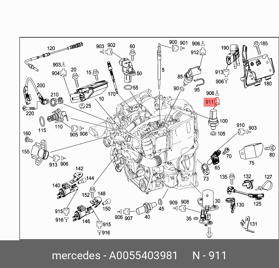 MERCEDES-BENZ A0055403981 A0055403981