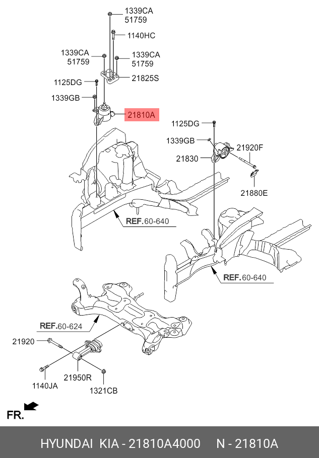 Hyundai / KIA 21810 A4000 21810-A4000