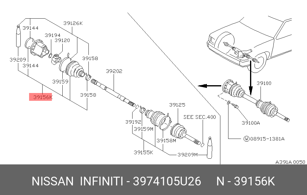 NISSAN 39741-05U26 39741-05U27,39741-05U26,39741-05U28,39741-05U85 ...
