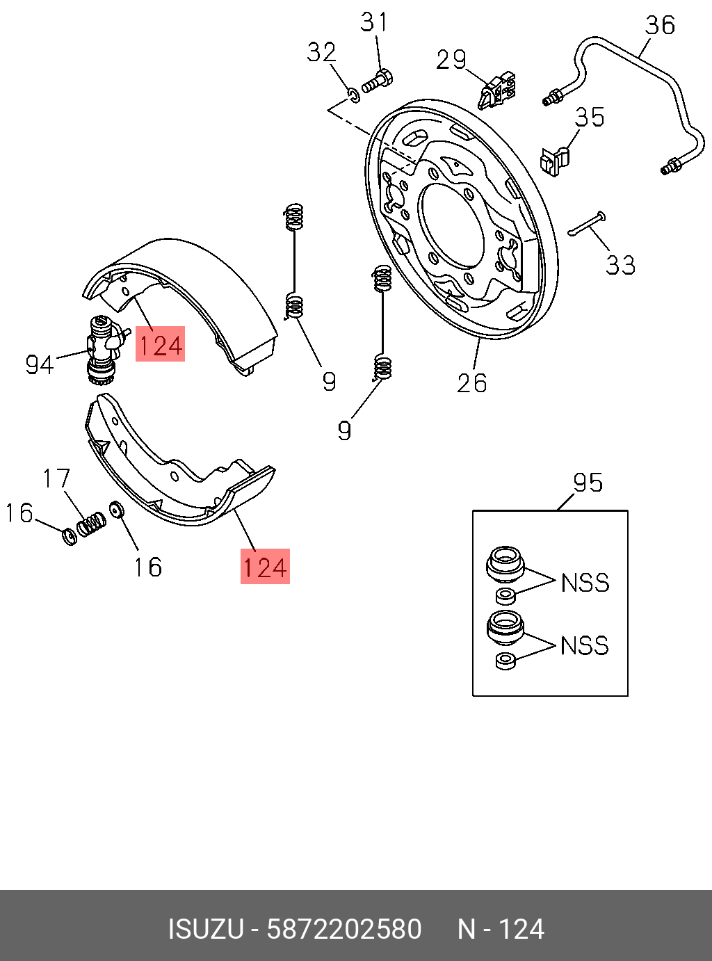 ISUZU 5-87220-258-0 5-87220-258-0