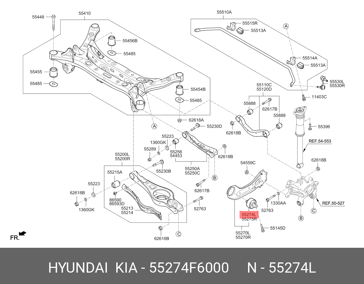 KIA 55274-F6000 55274-F6000
