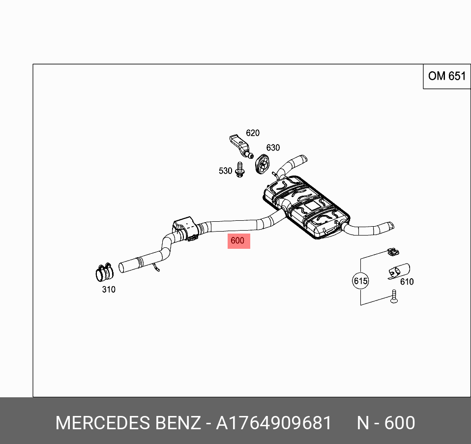 Daimler AG A1764909681 A1764909681