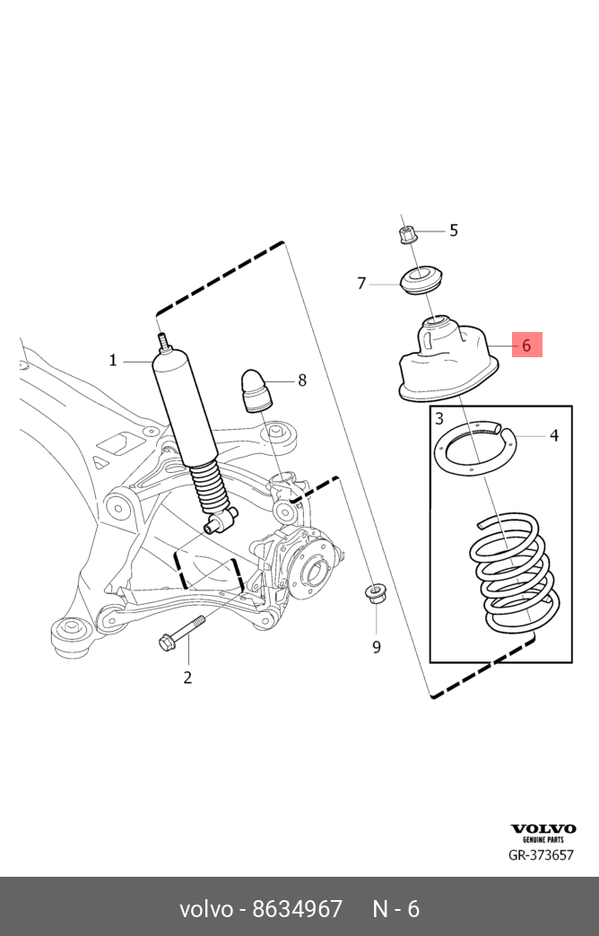 VOLVO 8634967 31277888,8634967