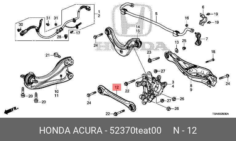 HONDA 52370-TEA-T00 52370-TEA-T00,52370-TGG-A00