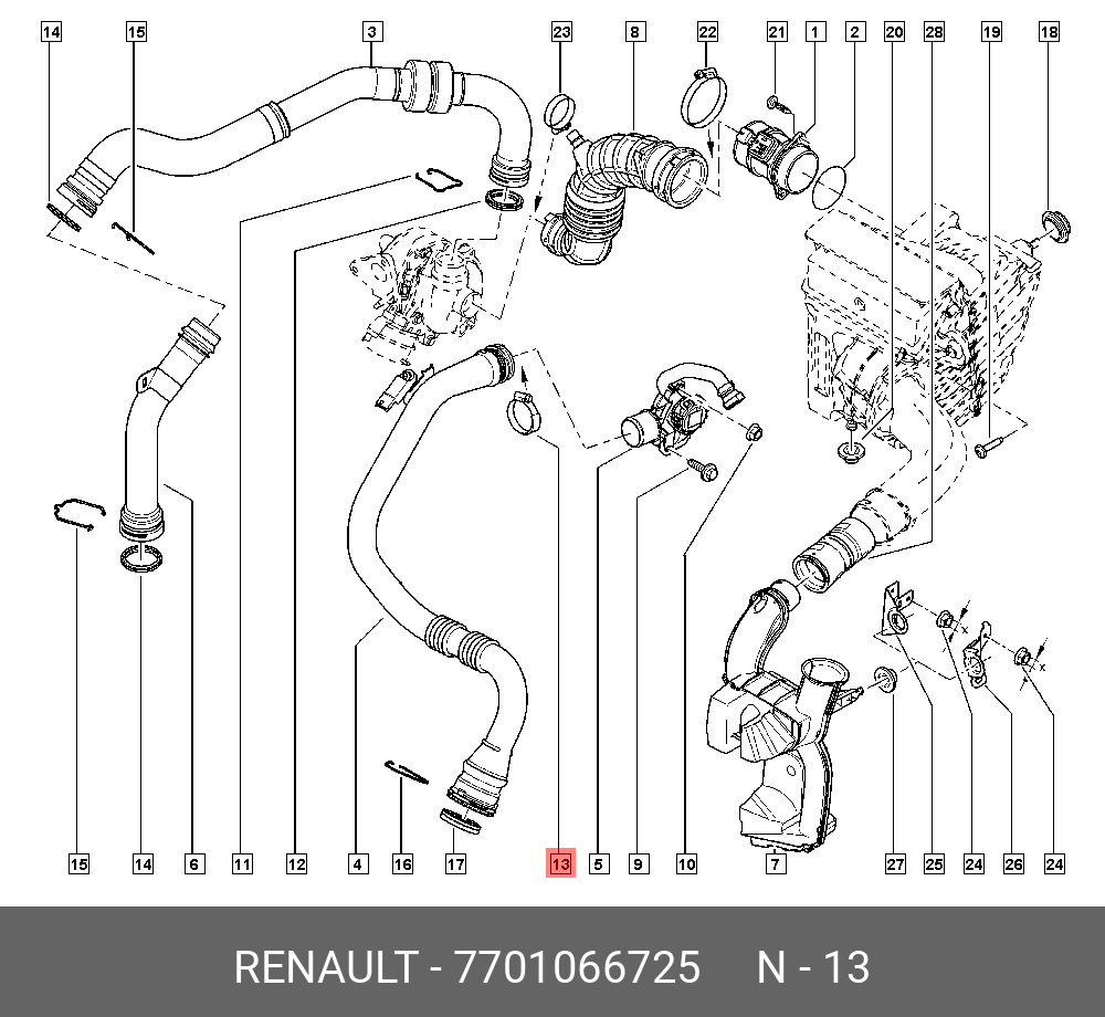 RENAULT 7701066725 7701066725